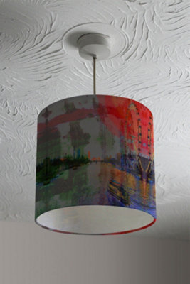 London Thames (Ceiling & Lamp Shade) / 45cm x 26cm / Ceiling Shade