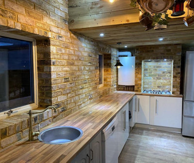 London Weathered Yellow Brick Slips 5m2