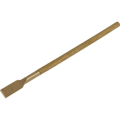 Long Handle Decorators Scraper - 50 x 690mm - Non-Sparking - Beryllium ...
