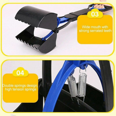 Long Handle Poop Scoop - Convenient and Practical Grabber Picker Tool