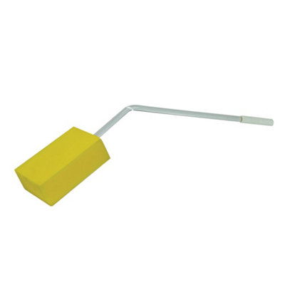 Long Handled Bath Sponge - Ergonomically Angled Extra Long Handle ...