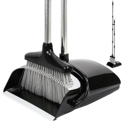 Long Handled Dustpan and Brush Set - Brush And Dustpan - 130cm Extendable Handle Brush And ...