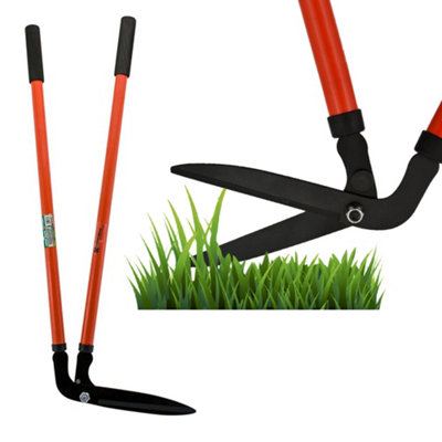 Long Handled Gardening Grass Border Edging Shears Trimmer Cutters Soft ...