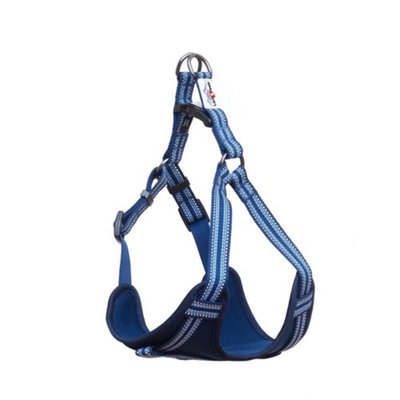 Long Paws Comfort Collection Harness Blue Small 38-56cm