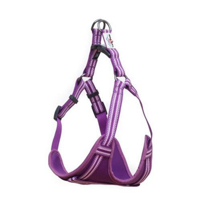 Long Paws Comfort Collection Harness Purple Medium 42-65cm | DIY at B&Q