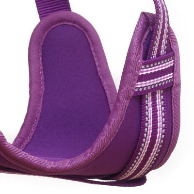 Long Paws Comfort Collection Harness Purple Medium 42-65cm