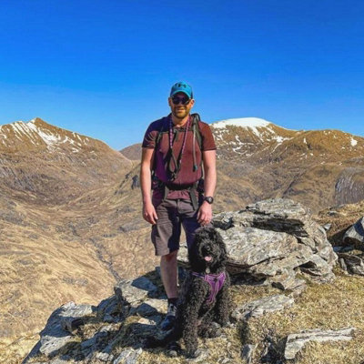 Long Paws Comfort Collection Harness Purple Medium 42-65cm