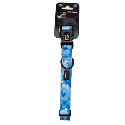 Long Paws - Funk The Dog Collar-Blue Camo L
