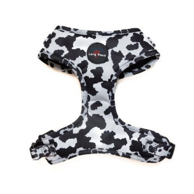 Long Paws - Funk the Dog Harness-Cow Print Small