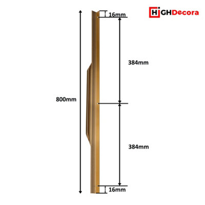 Long Profile Pull Handle for Furniture Wardrobe, Kitchen Cabinet, TV ...