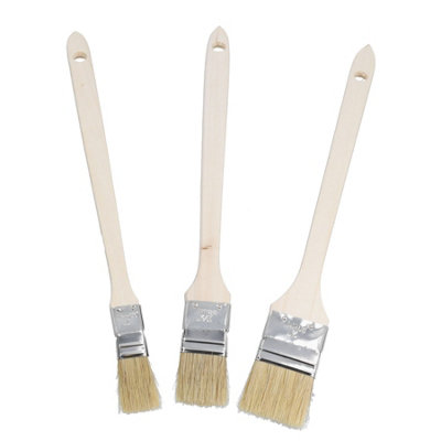 Long Reach Angled Radiator Paint Brushes 15pc