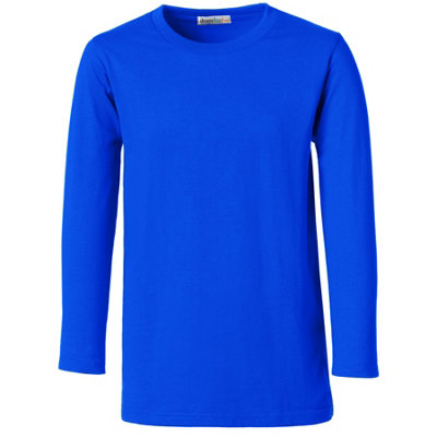 Long-Sleeved Top - basic wear for men -304025 - blue S