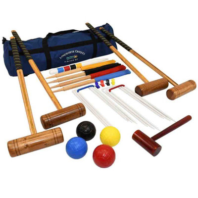 Longworth Croquet Set - 4 Player - Ideal For Beginners | DIY at B&Q