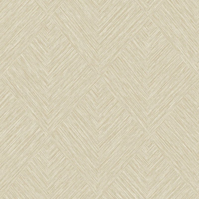 Loni Diagonal Weave Textured Vinyl Wallpaper Beige Grandeco PW3003