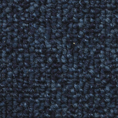 Loop Pile Heavy Duty Carpet Tiles(50X50cm)Flooring Dark Blue. Latex pre ...