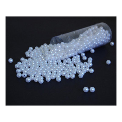 Loose Bead Tube: 10mm (Approx 450):White