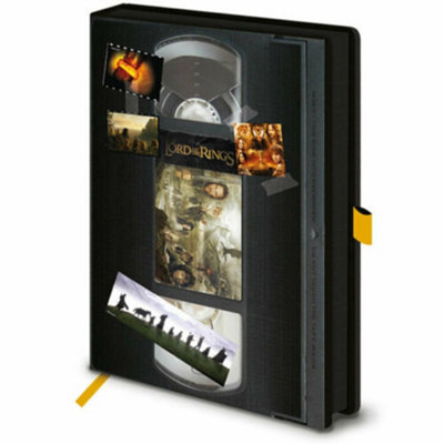 Lord Of The Rings VHS Notebook Yellow/Grey (One Size)