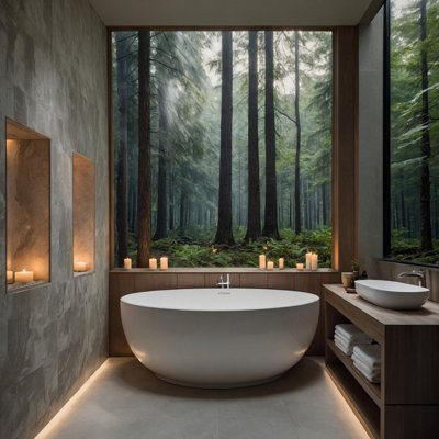 Lorenzo Freestanding Stone Bath 1500mm | DIY at B&Q