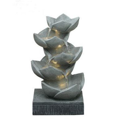 Lotus Leaf Solar Powered Water Feature