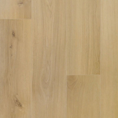 LovAq River Beige Brown Wood Effect Click Laminate Flooring - Plank ...