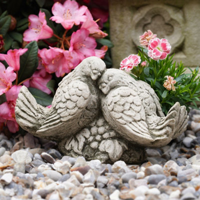 Love Doves Stone Statue British Bird Dove Outdoor Garden Ornament ...