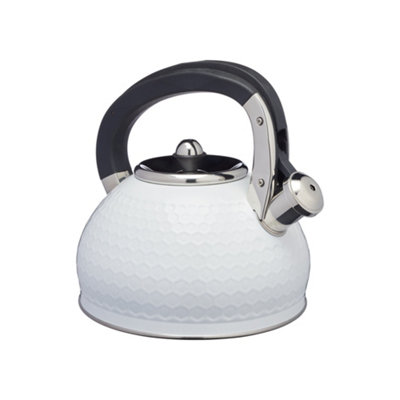 Lovello Textured Stove Top Kettle with Stay-cool Handle and Flip-top Spout