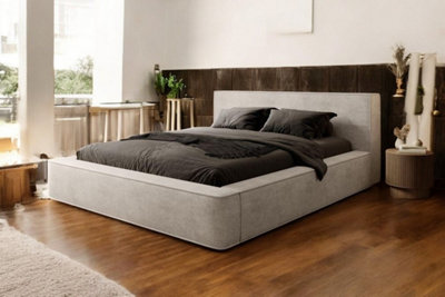 Low Headboard Mini Ambassador Bed Frame - Panel Style, Compact ...