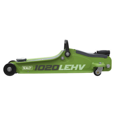 Low Profile Short Chassis Trolley Jack 2 Tonne - Green