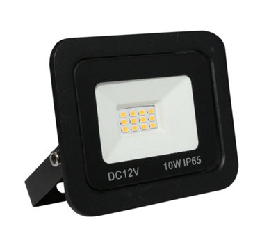 Lowenergie 12V DC 10w LED Floodlight Warm White 3000K