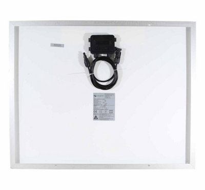 Lowenergie 50w Polycrystalline Solar Panel Kit with Charge Controller ...