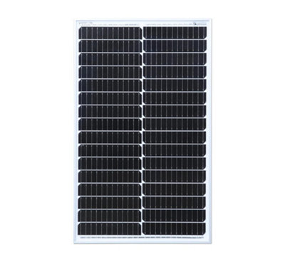 Lowenergie 50w Rigid Mono-Crystalline Solar Panel Kit with Cable and ...