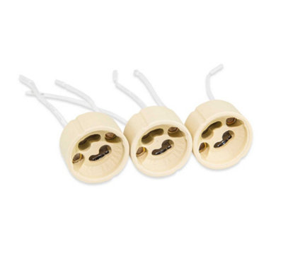Lowenergie GU10 Lamp Holder Ceramic Socket Connector for Downlight ...