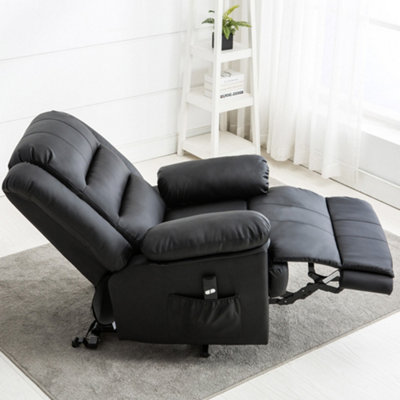 Single black recliner chair store