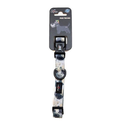 LP Funk the Dog Collar-Paint Splodge Grey Small 22-29 cm