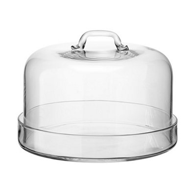 LSA Serve SZ12 Glass Plate & Dome | DIY at B&Q