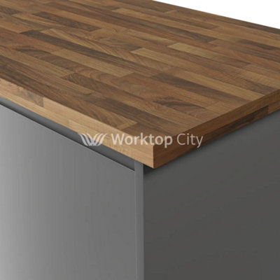 LSUK0911 Classic Walnut Block 4mtr Laminate Kitchen Worktop ...