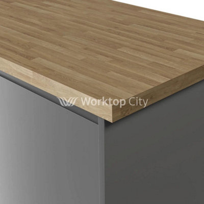 LSUK5932 Heritage Block 4mtr Square Edge Laminate Kitchen Breakfast Bar ...