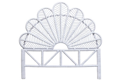 Luana King Headboard, White, UK King 160x6x140cm | DIY at B&Q