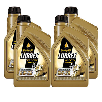 Lubrex 0W-20 Fully Synthetic Engine Oil ACEA C5 API SN+ VW 508/509 - 4x1L