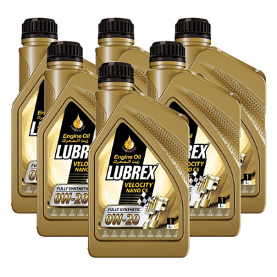 Lubrex 0W-20 Fully Synthetic Engine Oil ACEA C5 API SN+ VW 508/509 - 6x1L