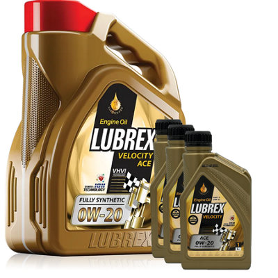 Lubrex 0W-20 Fully Synthetic Engine Oil ILSAC GF-6A Dexos1 Gen2 - 8L
