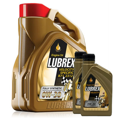 Lubrex 0W-30 Fully Synthetic Engine Oil ACEA C2 PSA B71 2312 - 7L