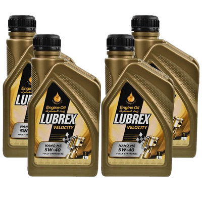Lubrex Velocity Nano MS 5W-40 Engine Oil API SN/CF 4x1L