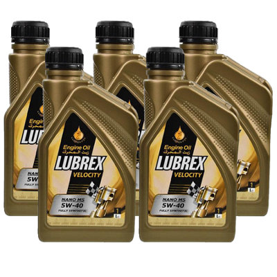 Lubrex Velocity Nano MS 5W-40 Engine Oil API SN/CF 5x1L
