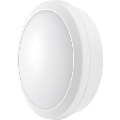 Luceco Atlas Bulkhead with Microwave Sensor, IP65, 12.5W, 1250lm White