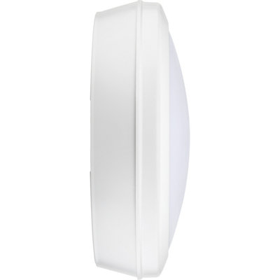 Luceco Atlas Bulkhead with Microwave Sensor, IP65, 12.5W, 1250lm White