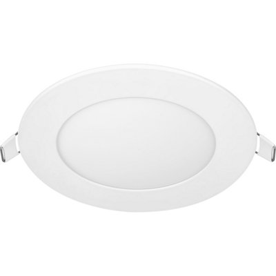 Luceco Essence Circular Slimline Downlight, 6W, 360lm, 3000K, White
