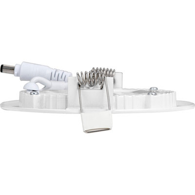 Luceco Essence Circular Slimline Downlight, 6W, 360lm, 3000K, White