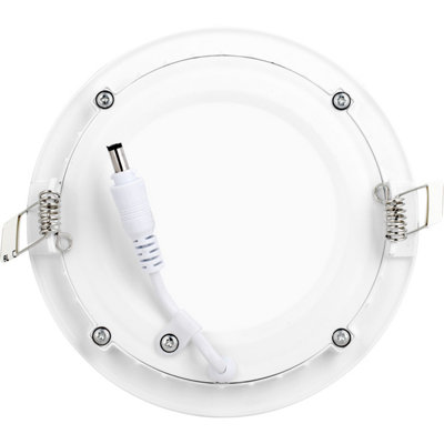 Luceco Essence Circular Slimline Downlight, 9W, 630lm, 4000K, White