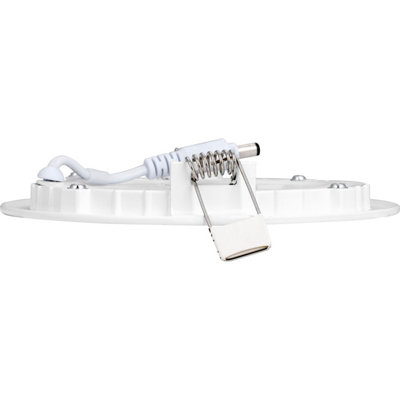 Luceco Essence Circular Slimline Downlight, 9W, 630lm, 4000K, White